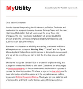 How to Communicate a Planned Power Outage - Questline Digital