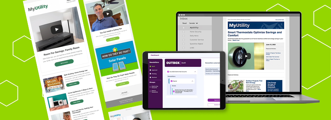 Energy Newsletters for Residential Power Customers - Questline Digital